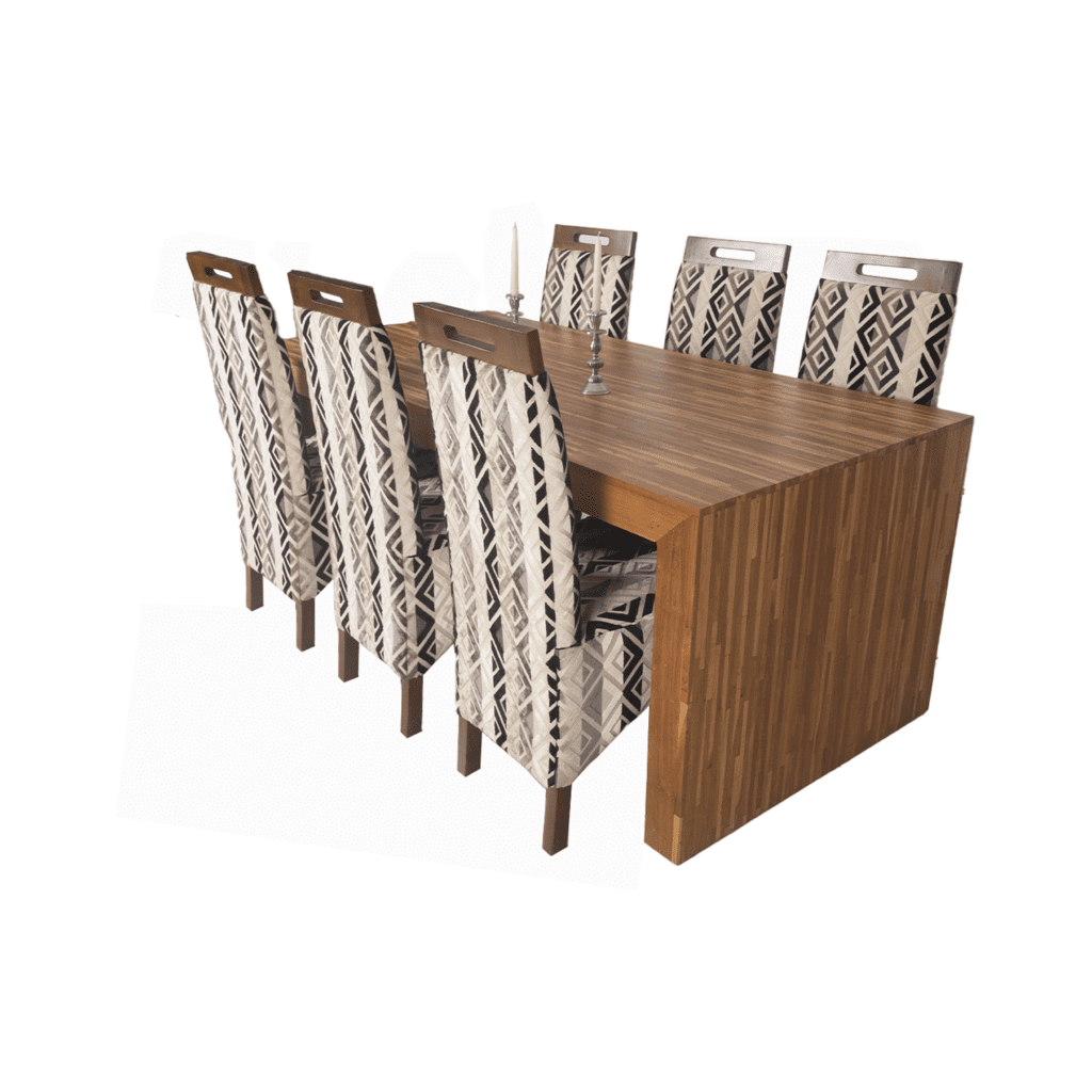 DESIGNER U SHAPED DINING TABLE WITH ESPALANDO GRAND COSMO CHAIRS ...