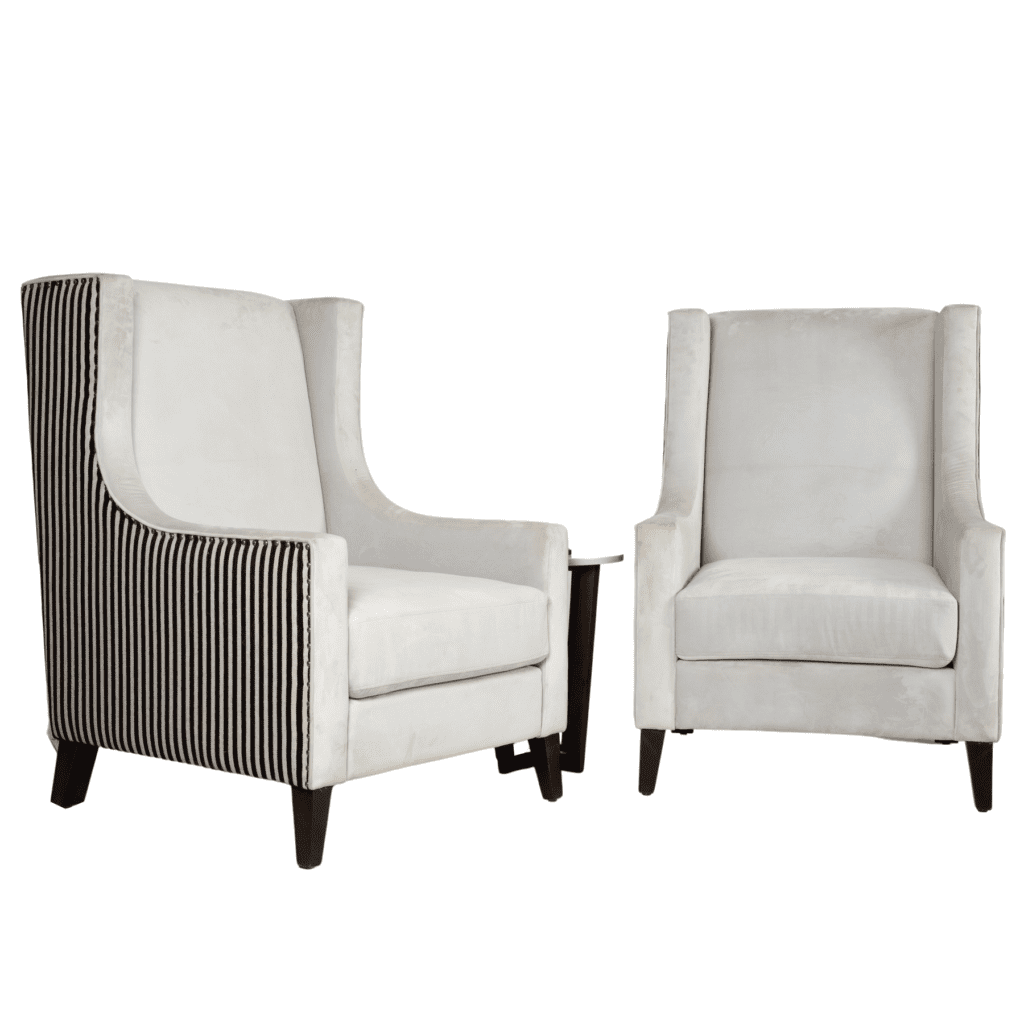 L-HIGH BACK WING CHAIRS – Singhe Furniture
